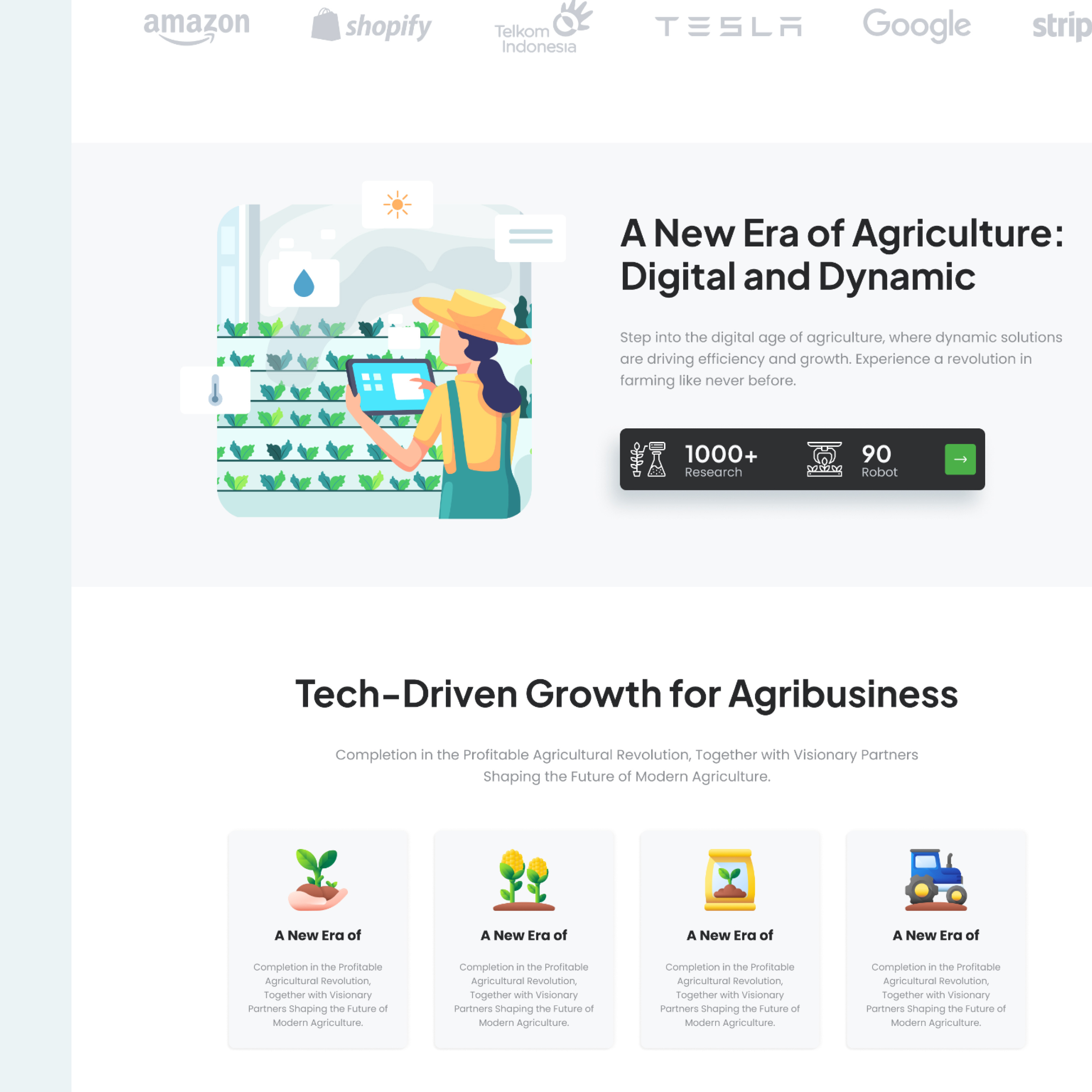 Agricultural Technology Investment by Adyan Aqil A on Dribbble