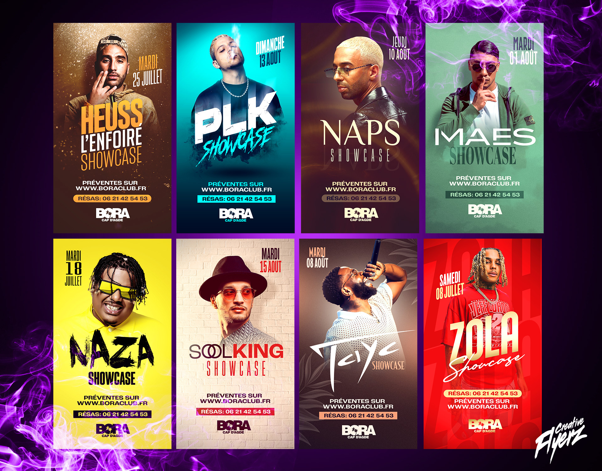 Night Club Graphic Design @Boraclub 2023 by Rome B Creation on Dribbble