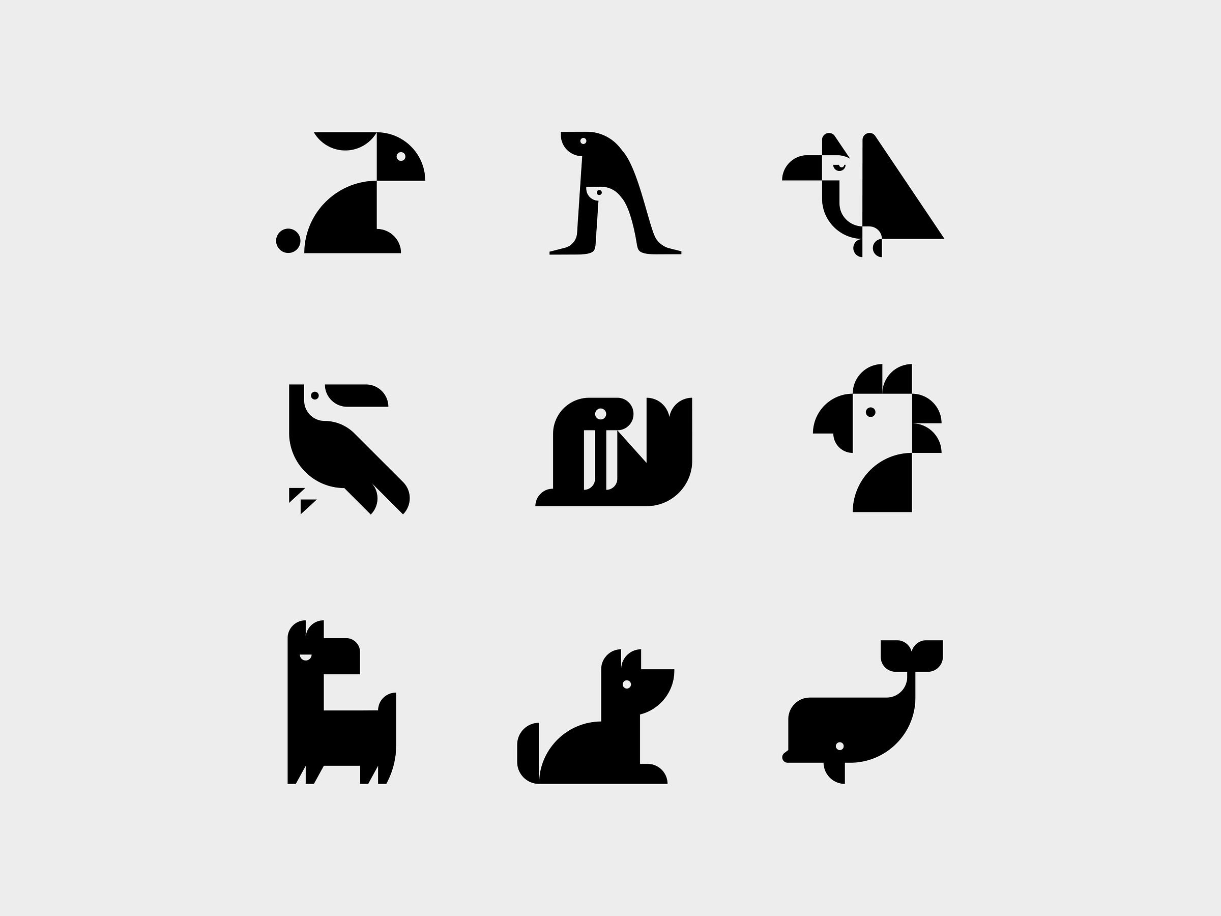 Geometric Animals Vol.02 by Zalo Estévez on Dribbble