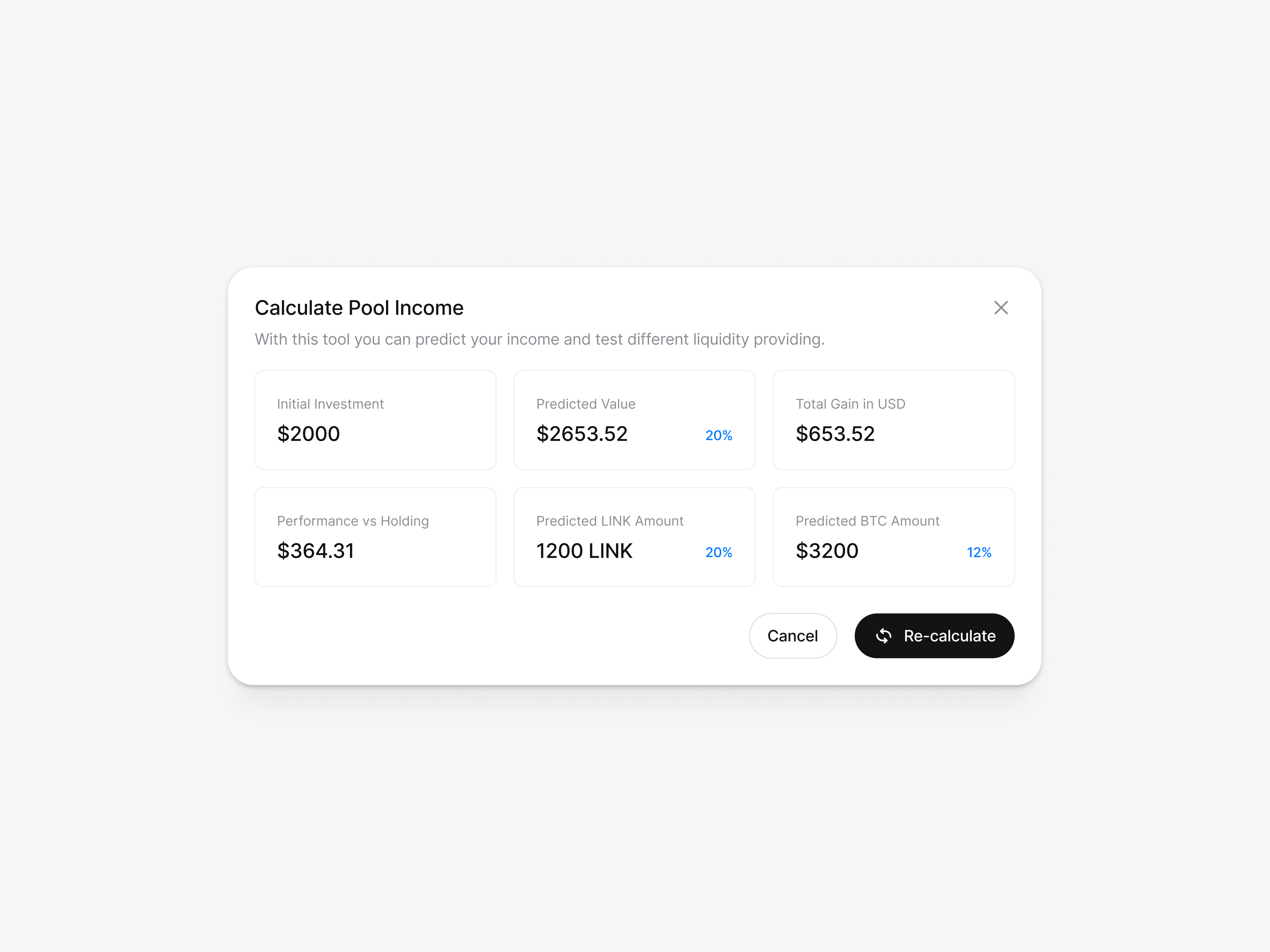 Calculate Pool Income by Kevin Dukkon on Dribbble