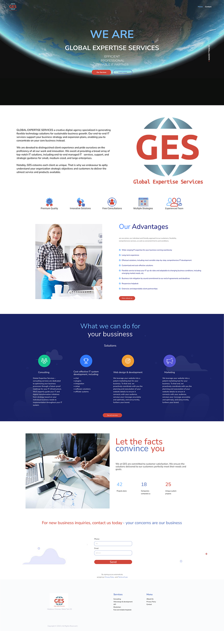 Global Website by Jack Conev on Dribbble