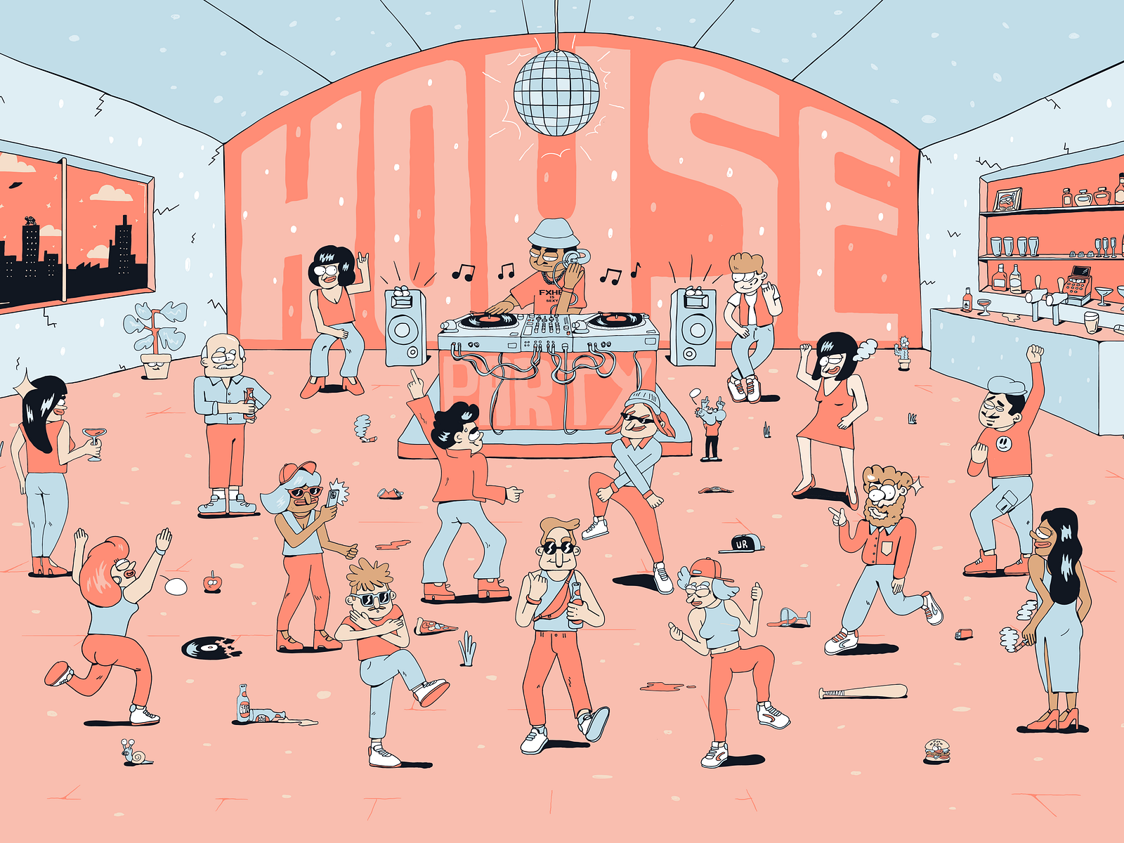 House Party by Supreme Ninja on Dribbble
