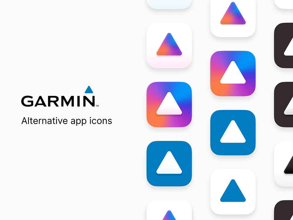 Garmin App Icons by Will Green on Dribbble