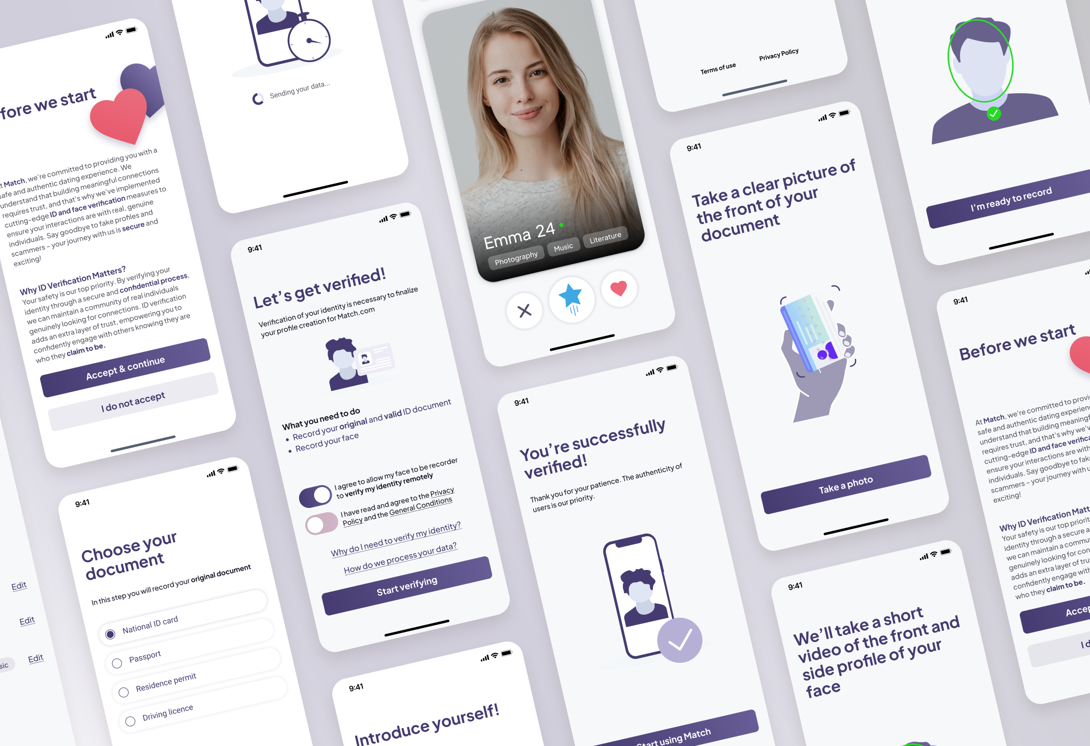 Dating App - Match UI by Igor Mikłaszewski on Dribbble