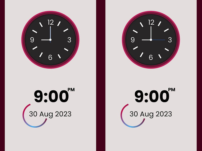 Browse thousands of Time Clock images for design inspiration | Dribbble