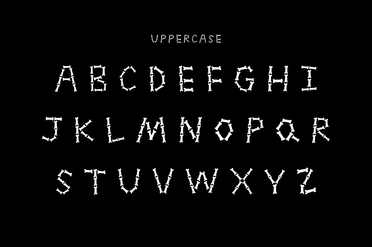 Skeleton : Halloween Display Font by Little_p studio on Dribbble
