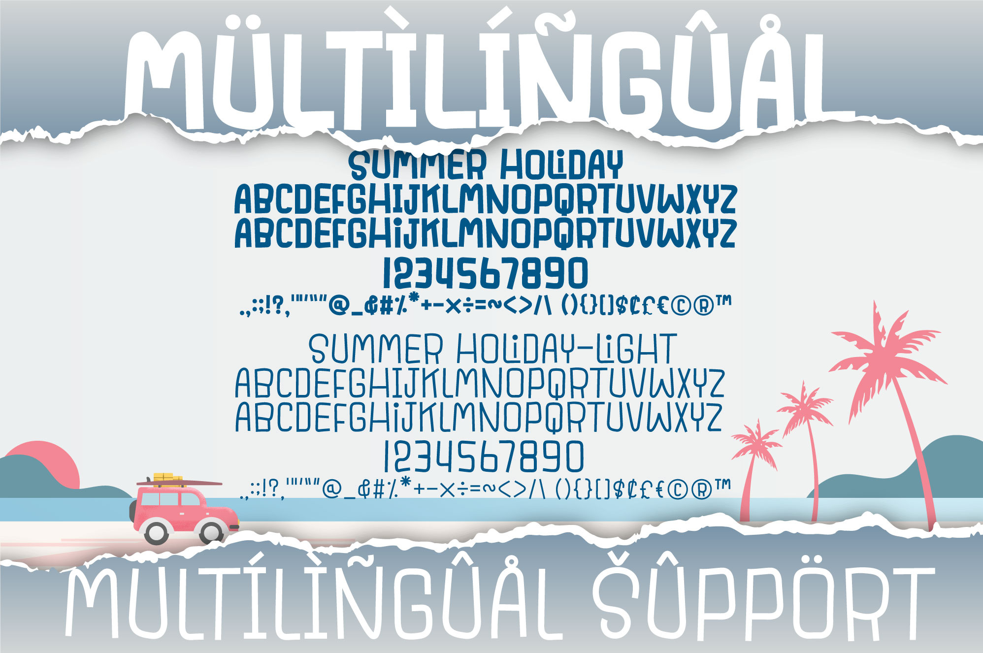 Summer Holiday Font by Ake Thanantreesak on Dribbble
