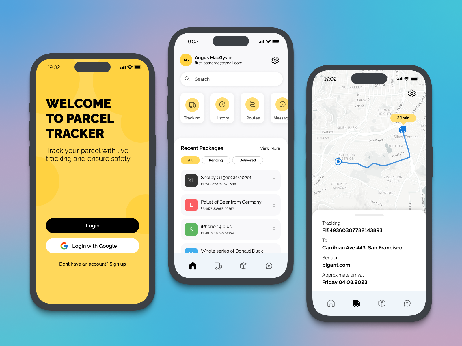 Parcel Tracker App: SaaS Development and Intuitive UX/UI by SKILLWELL ...