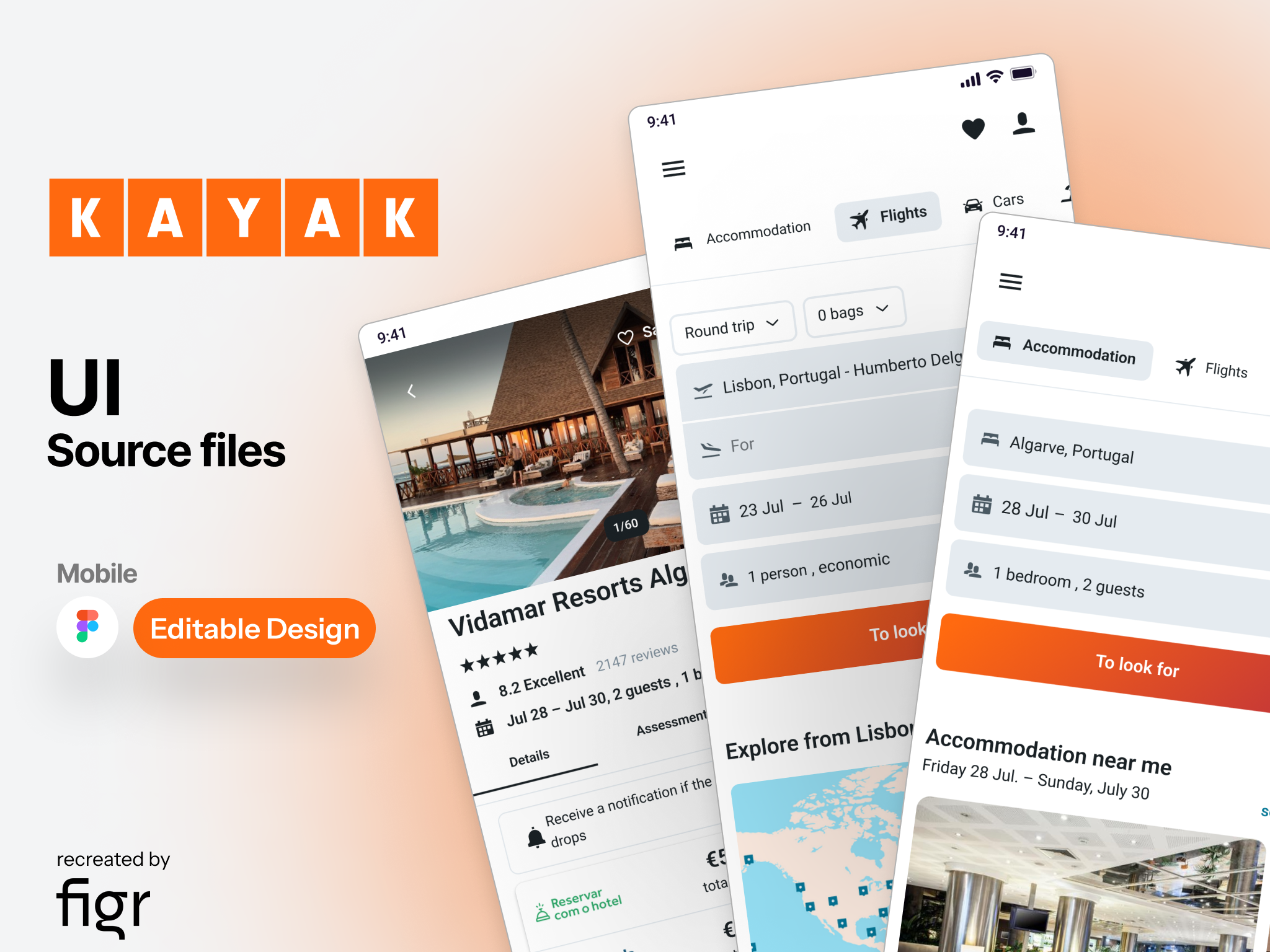 Popular Apps Recreated in Figma - UI Kit by Figr Design on Dribbble