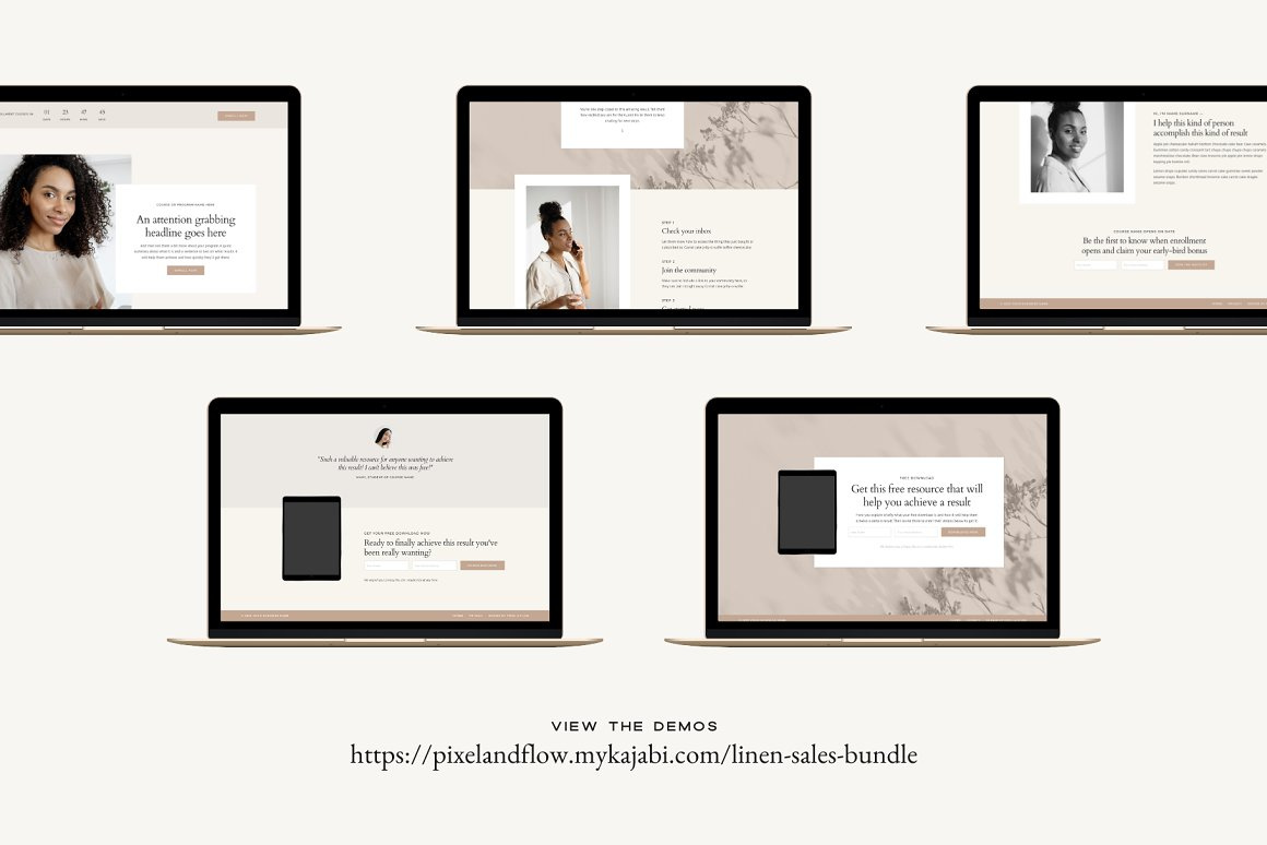 Kajabi Sales Funnel Template Bundle By Fashion Logo Stylish On Dribbble
