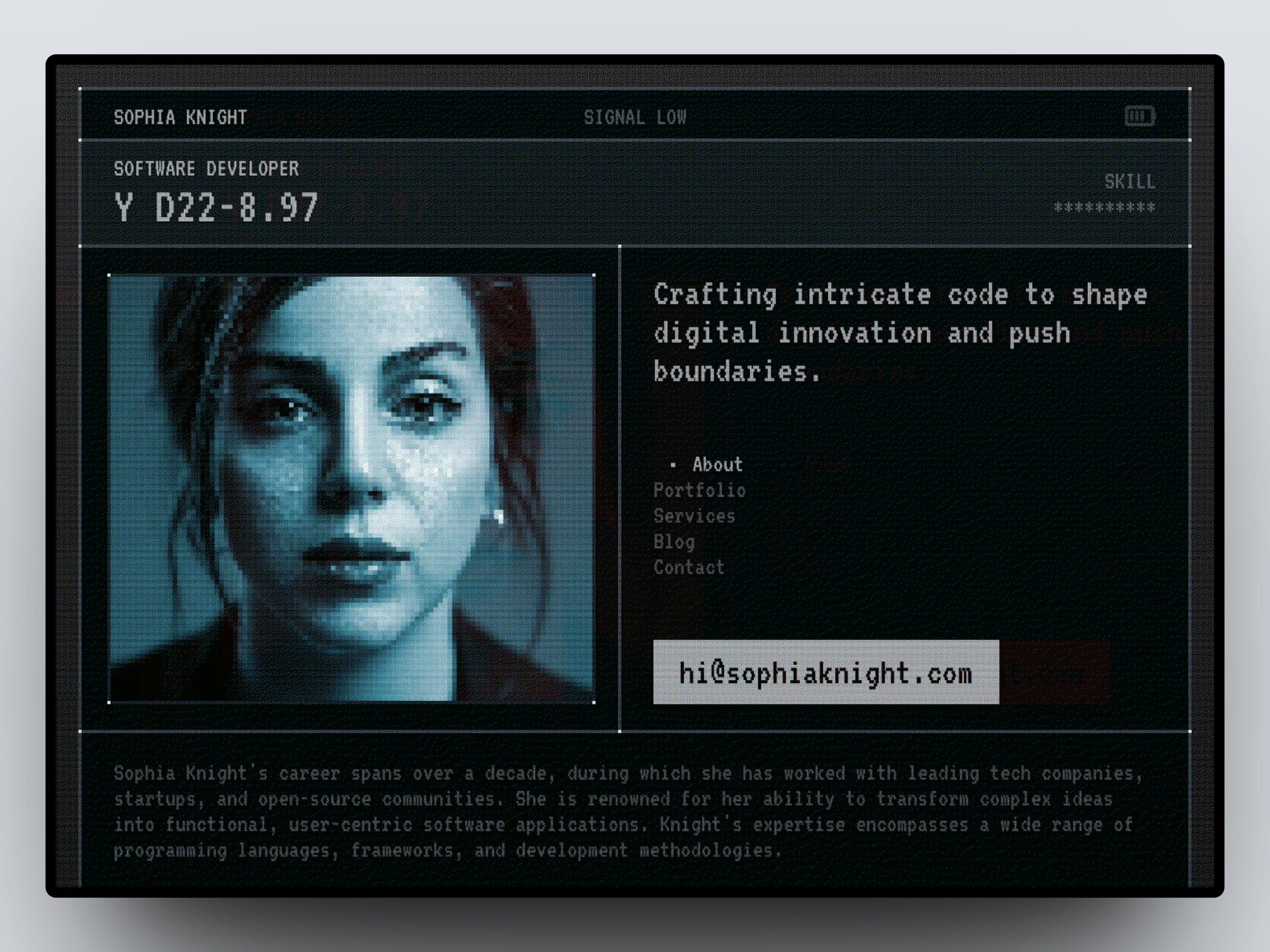 Browse thousands of Software Developer Portfolio images for design ...