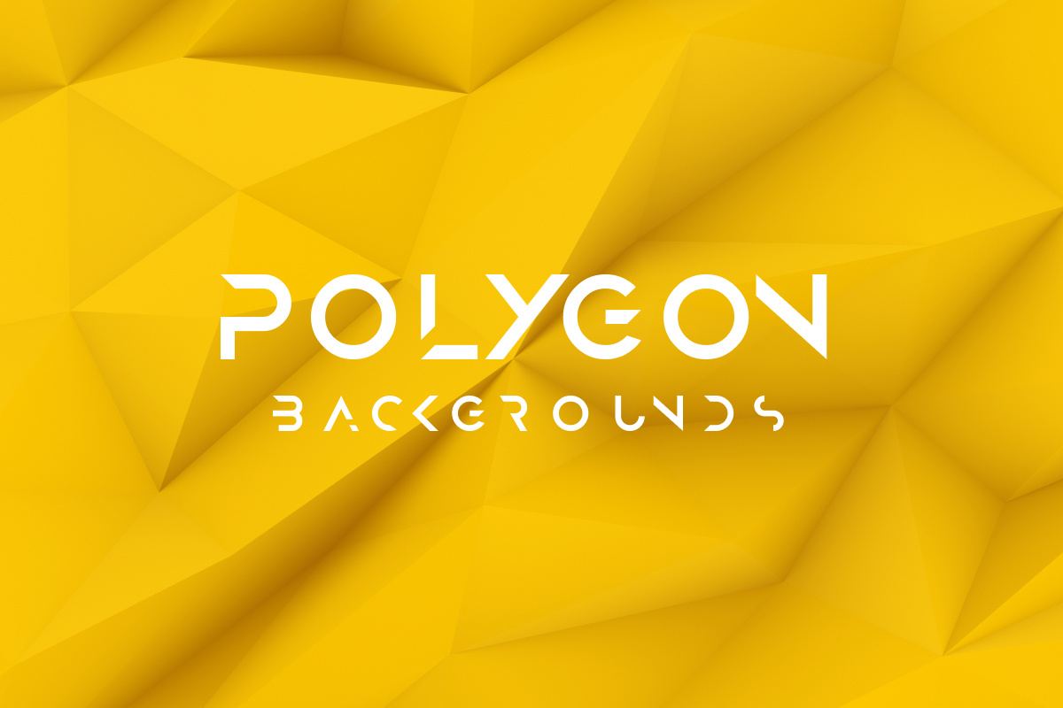Yellow Polygon 3D Backgrounds by themefire on Dribbble