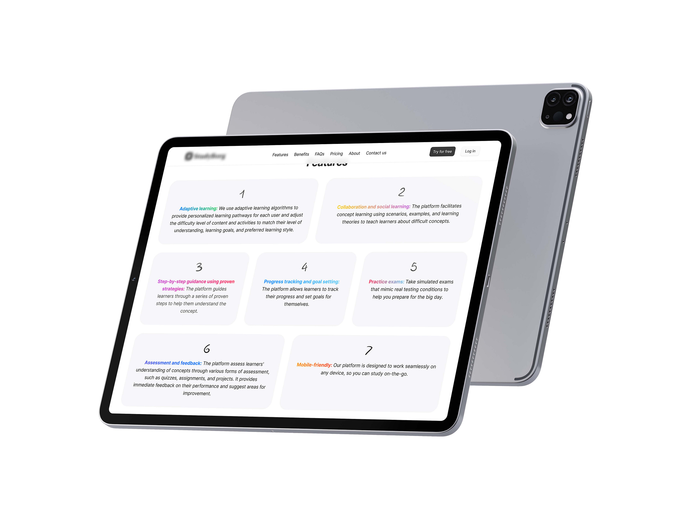 AI education platform by Peter Grochowski on Dribbble
