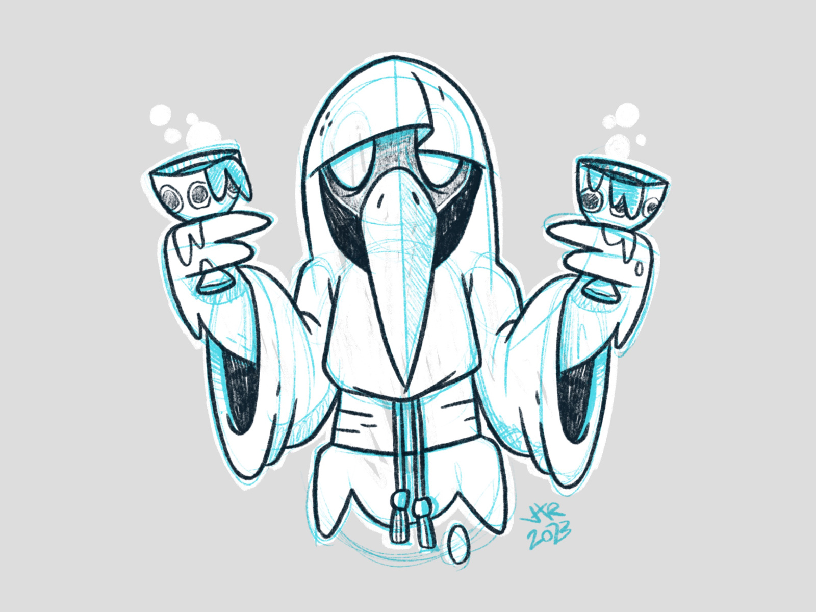 Crow Monk (Sketch) by Jetpacks and Rollerskates on Dribbble