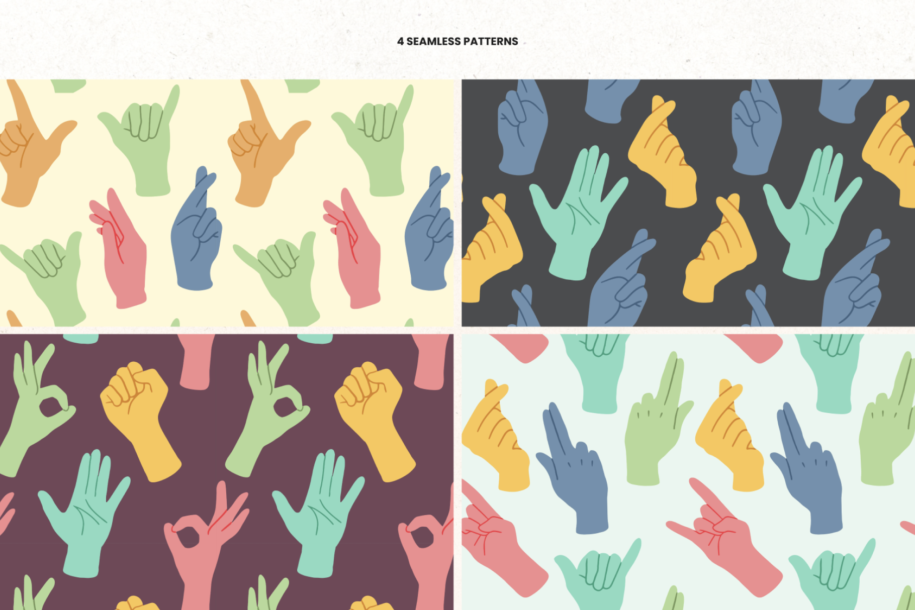 Hand Gestures Illustrations by Promo Graphics on Dribbble
