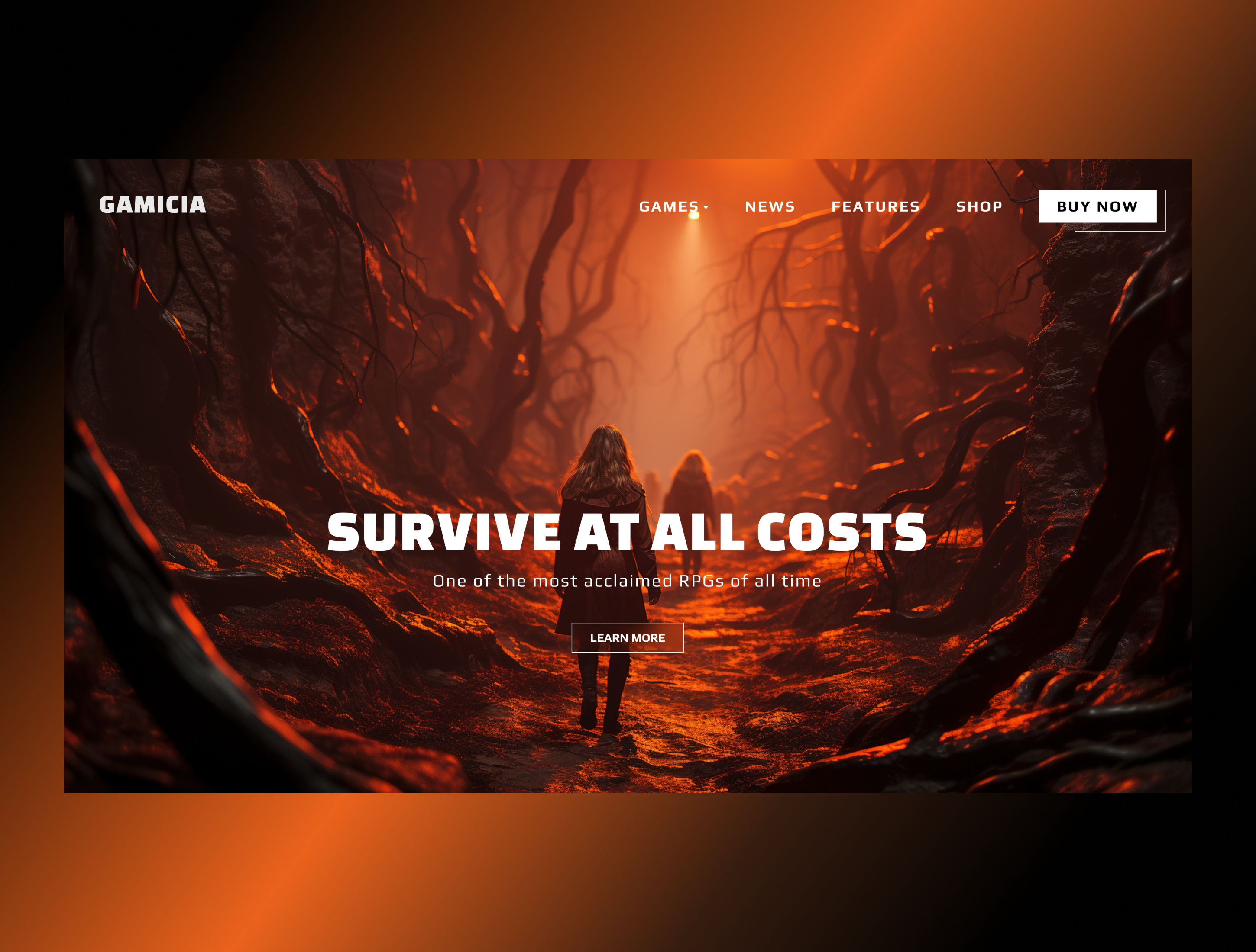 Game Website UI designs, themes, templates and downloadable graphic ...