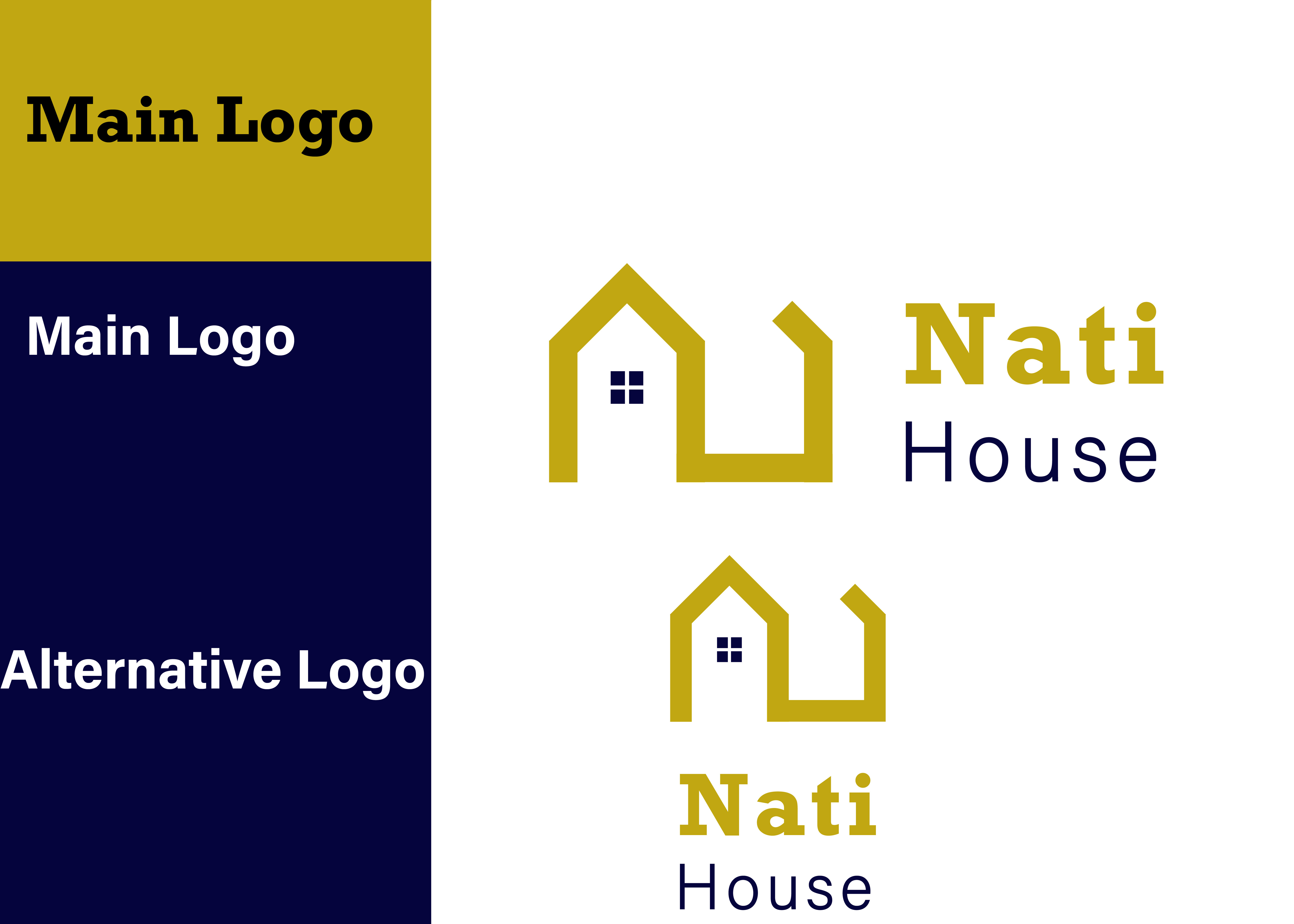 Nati House Logo Design by Brook Belay on Dribbble