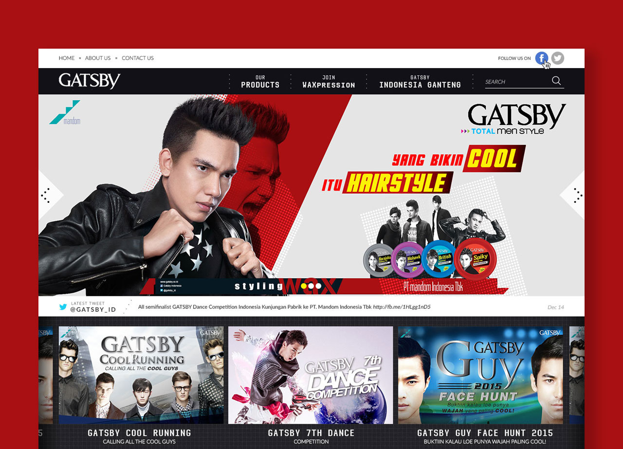 Gatsby Website by Rachma Fitria on Dribbble