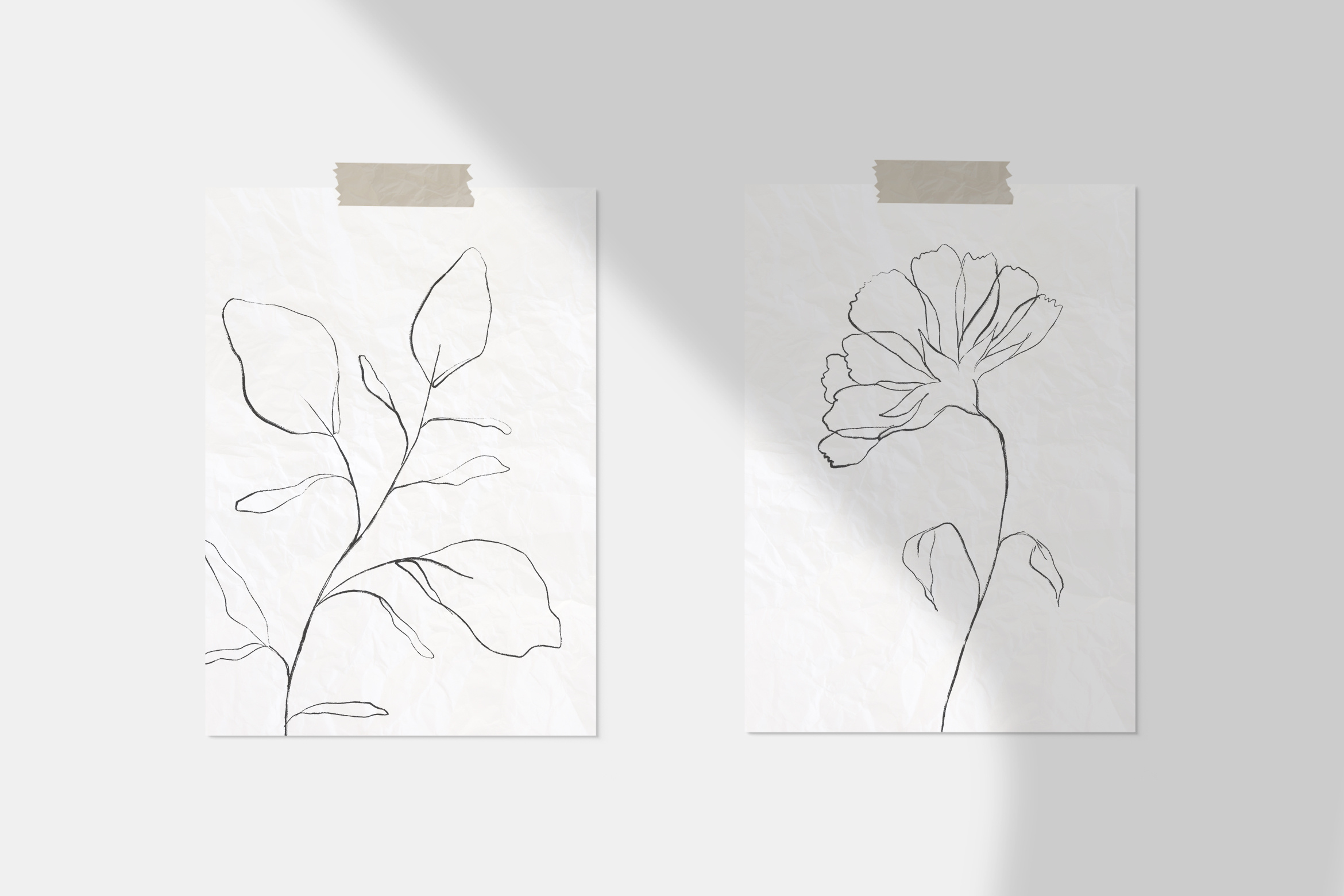 Botanical Line Art Pack by Pixelbuddha on Dribbble