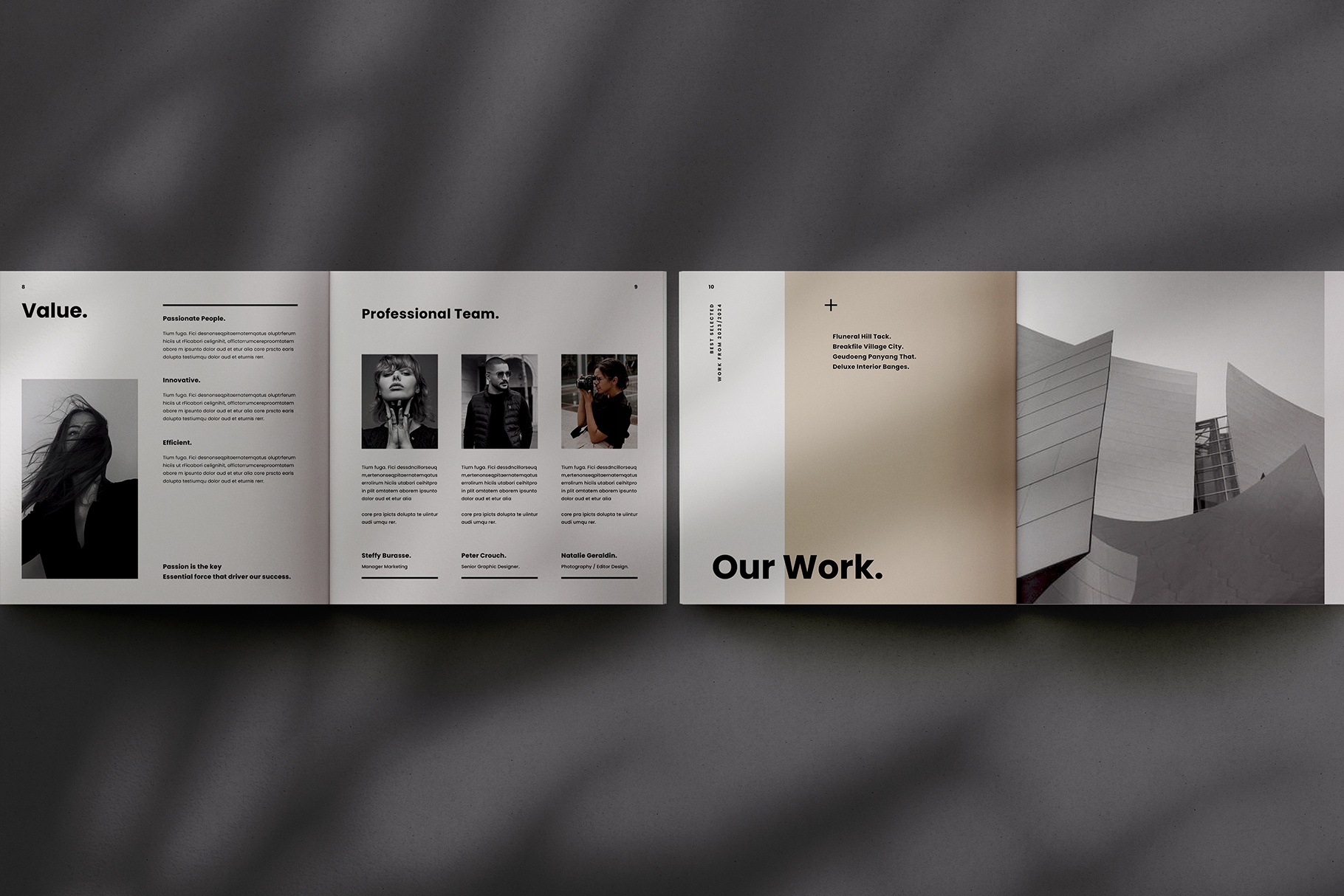 Square Portfolio Template by Occy Design on Dribbble