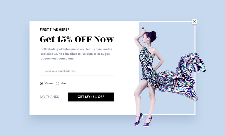 Pop-Up UI Design in Figma by Mehedi Hasan on Dribbble