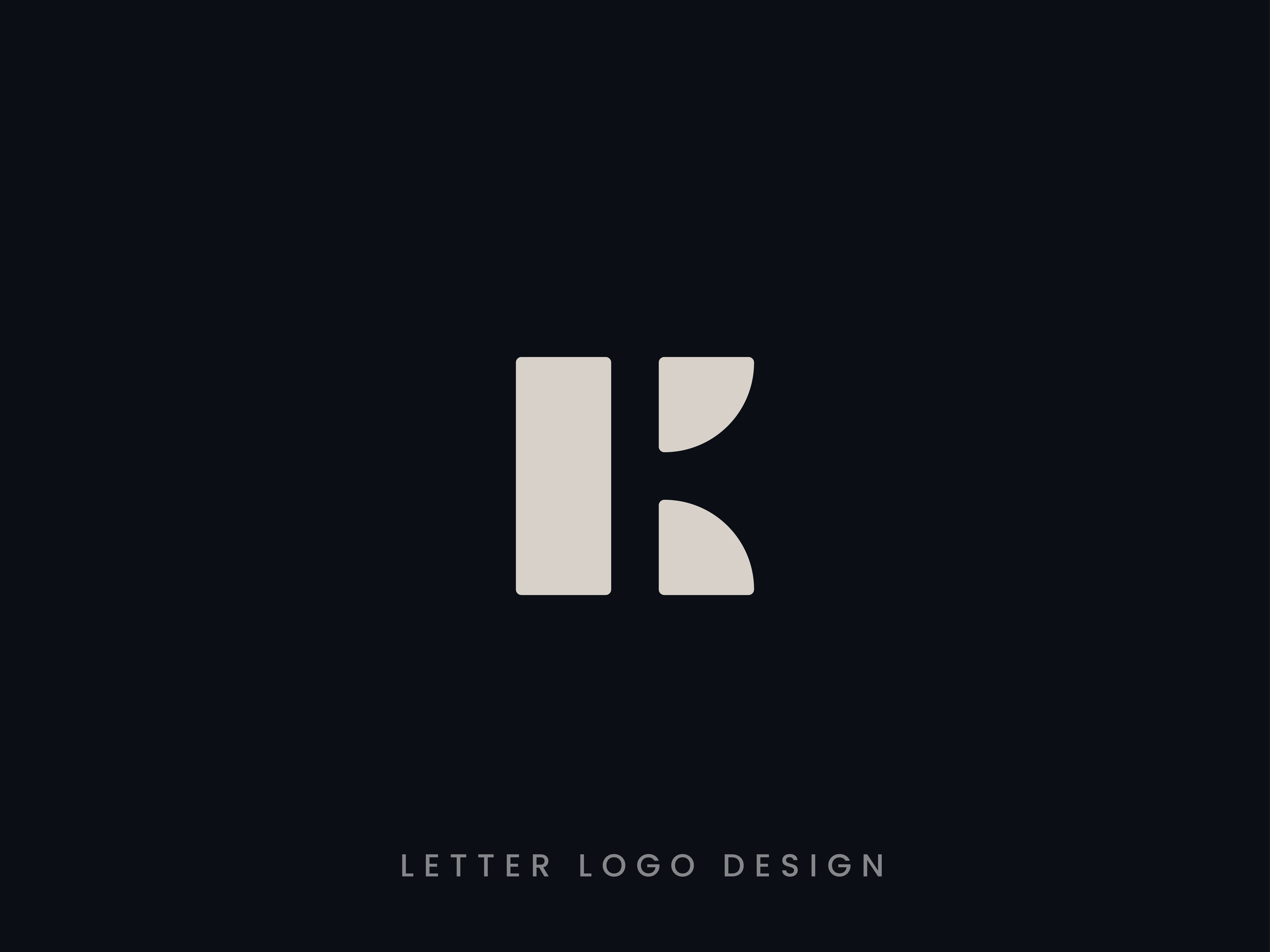 Letter minimalist logo design by Md Alham on Dribbble