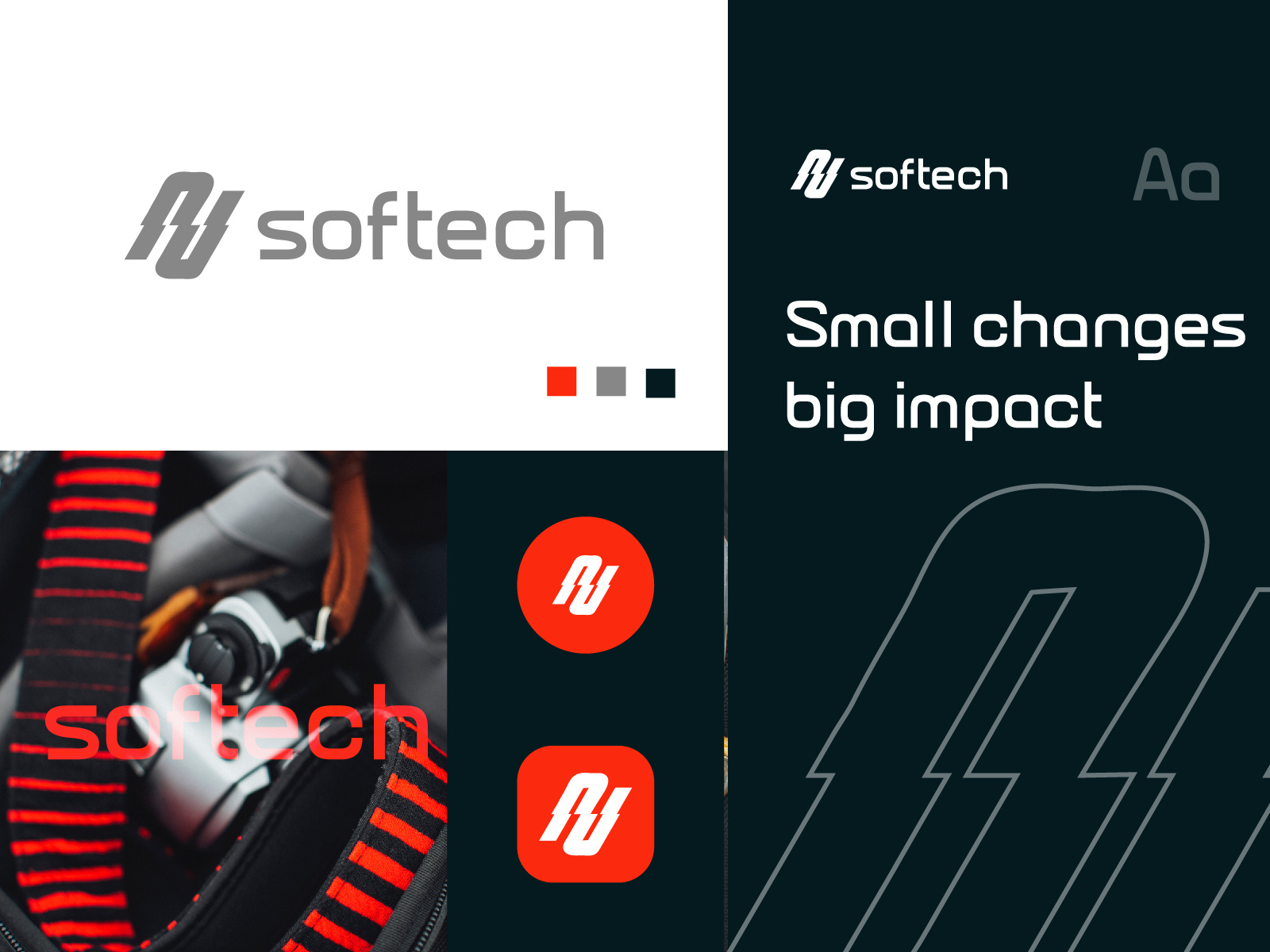 Letter S Softech Technology Logo Design By Donlift On Dribbble
