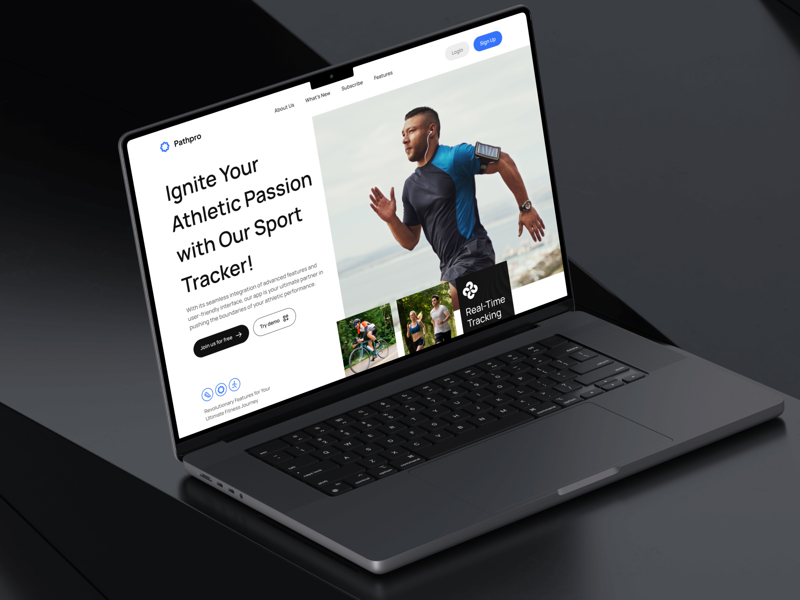 Pathpro - Health Tracker Landing Page 🏃🏻‍♂️ by Repan 🍋 for Pickolab ...