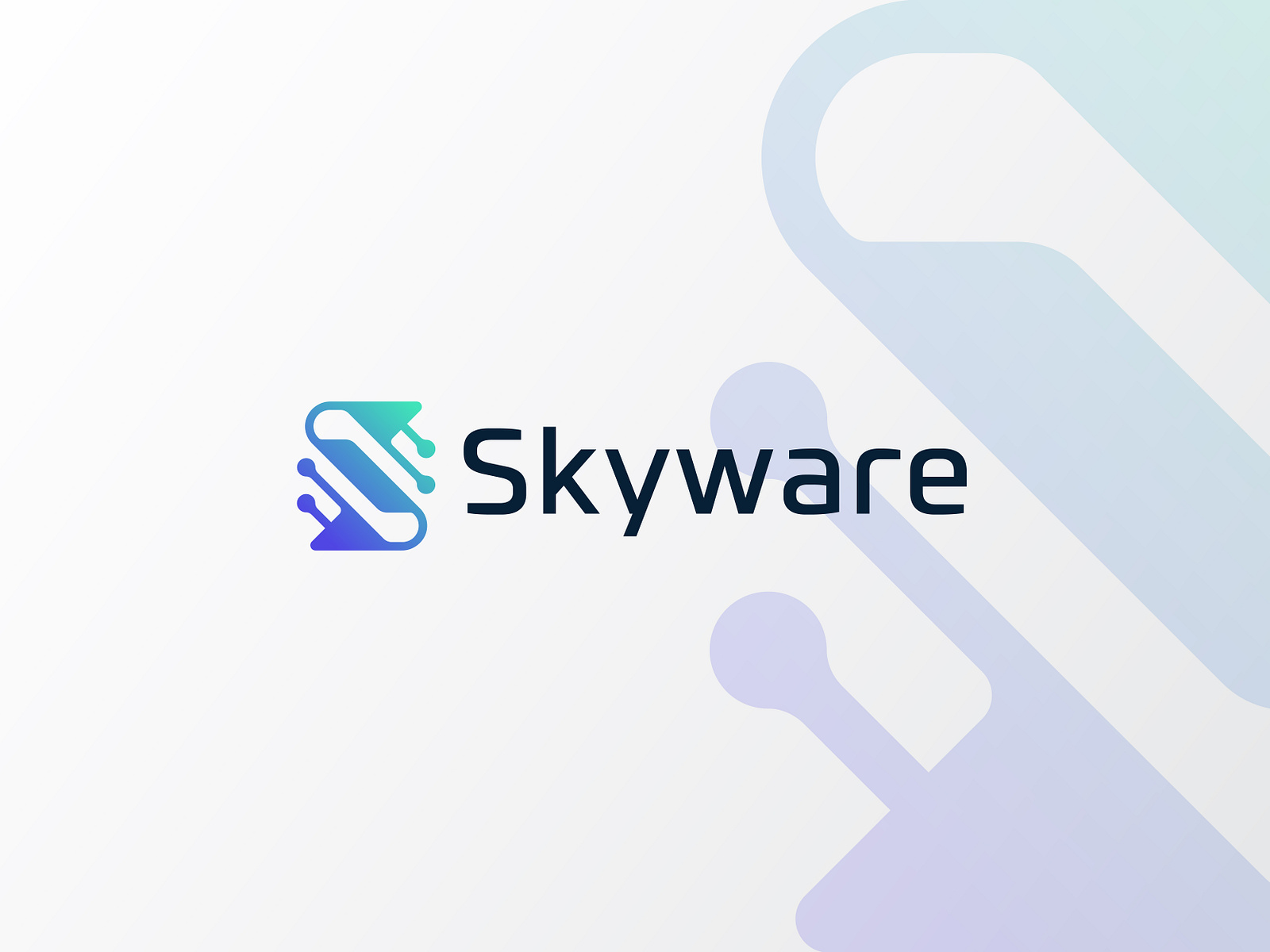 Skyware - letter S software, technology branding, logo design by Al ...