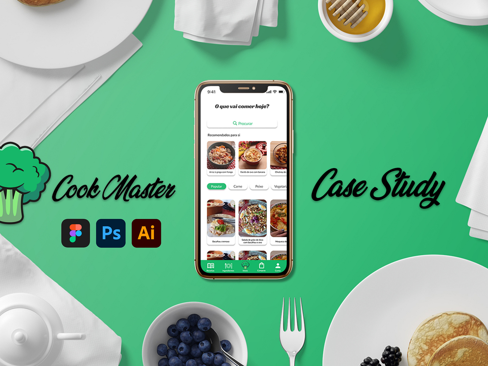 Cook Master - Case Study by Ricardo Martins on Dribbble