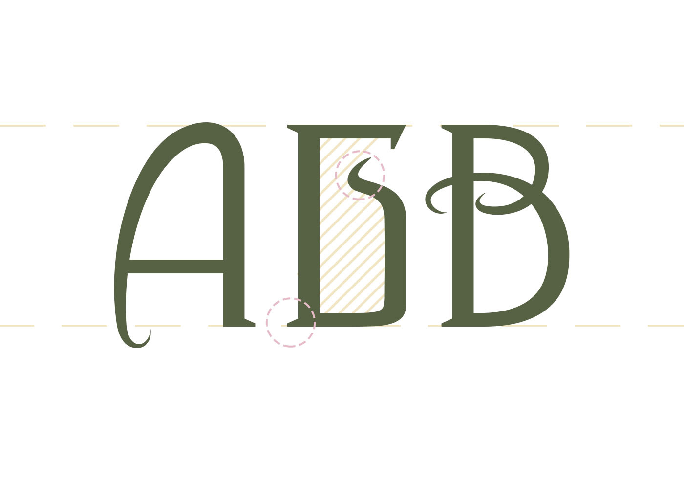The accidental font "Pivonia" by Anna Ruban on Dribbble