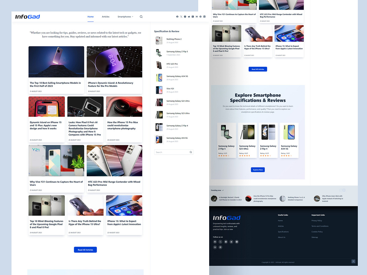 Blog Website designs, themes, templates and downloadable graphic ...