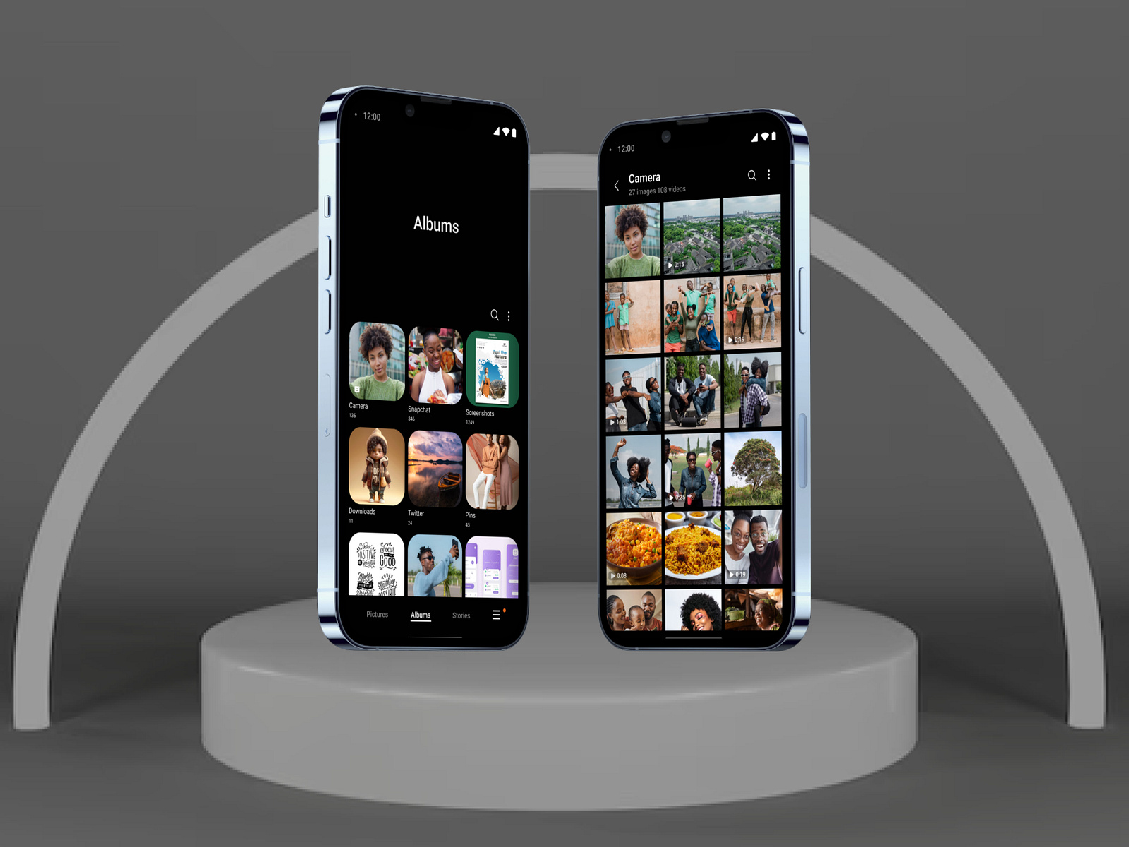 Image Gallery UI design by Onyinye Ofuokwu on Dribbble