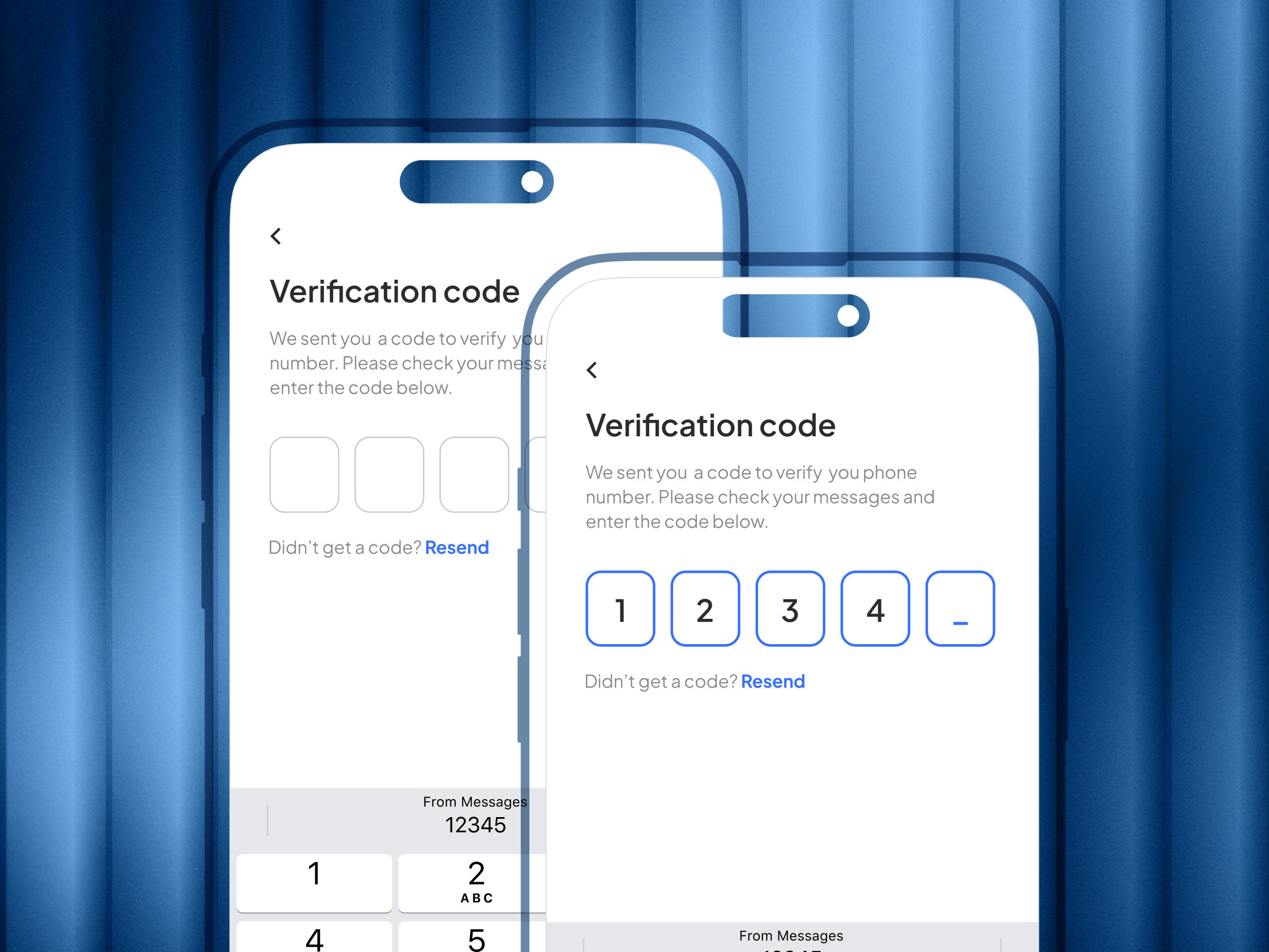 Daily UI #11 - Verification code screen by Veronica K on Dribbble