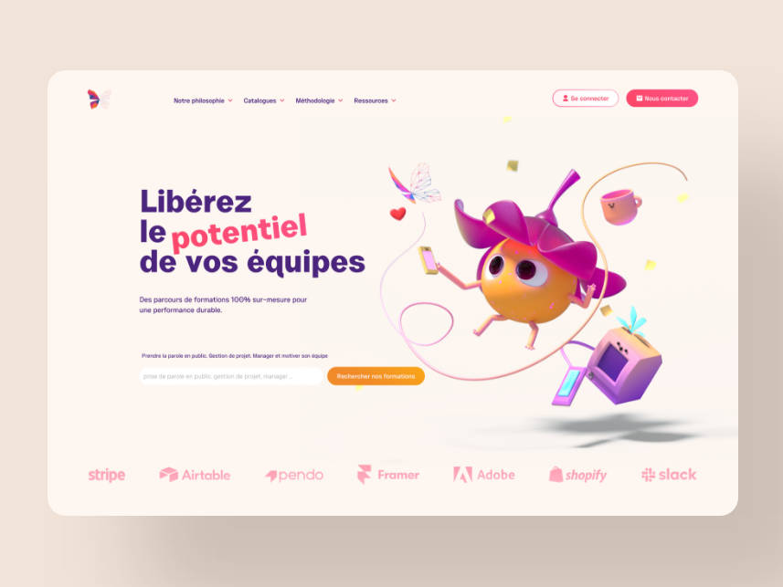Cute Header Design by Ferr Studio on Dribbble