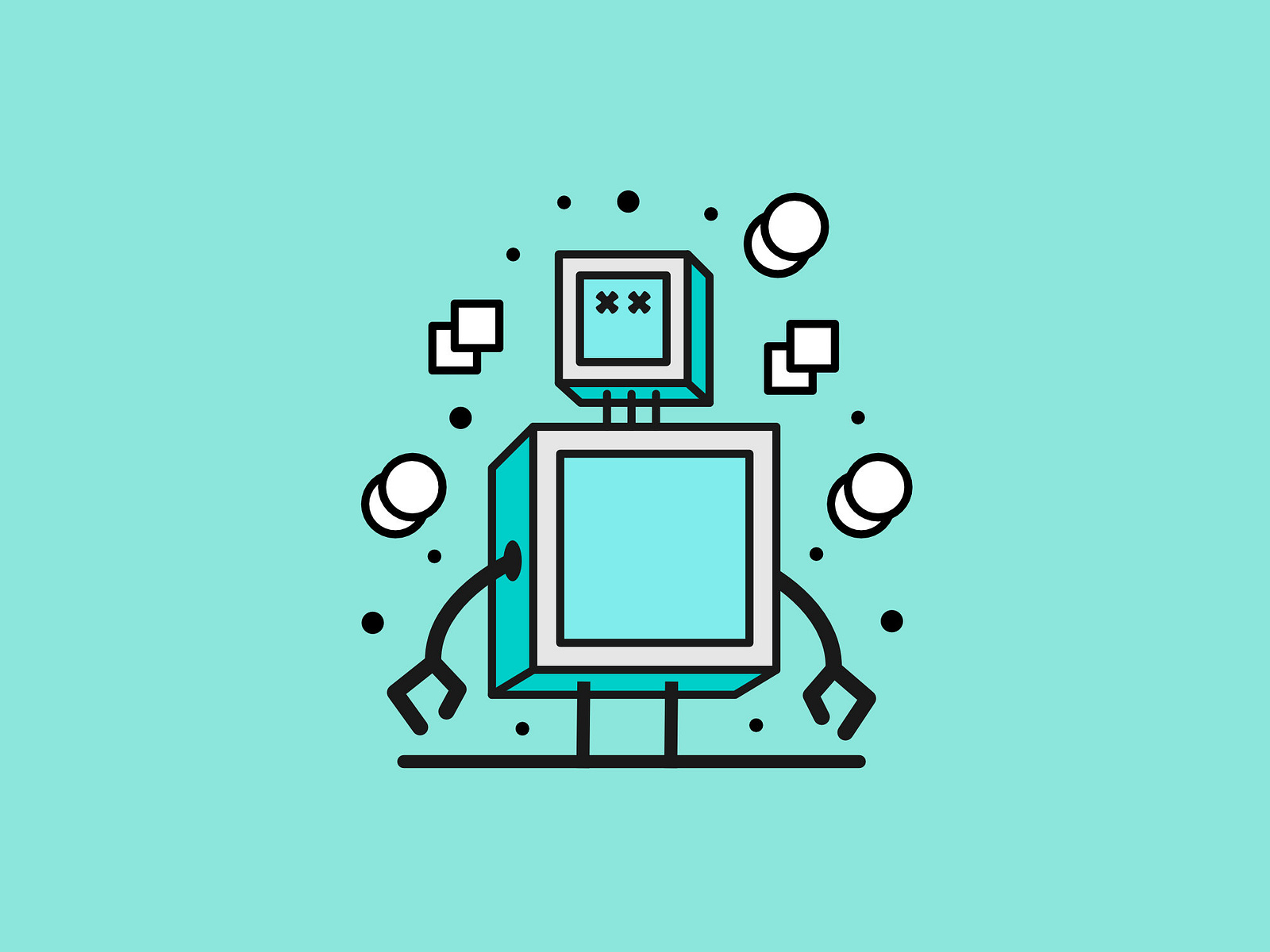 Simple Vector Cartoon Illustration by Vnwhy on Dribbble