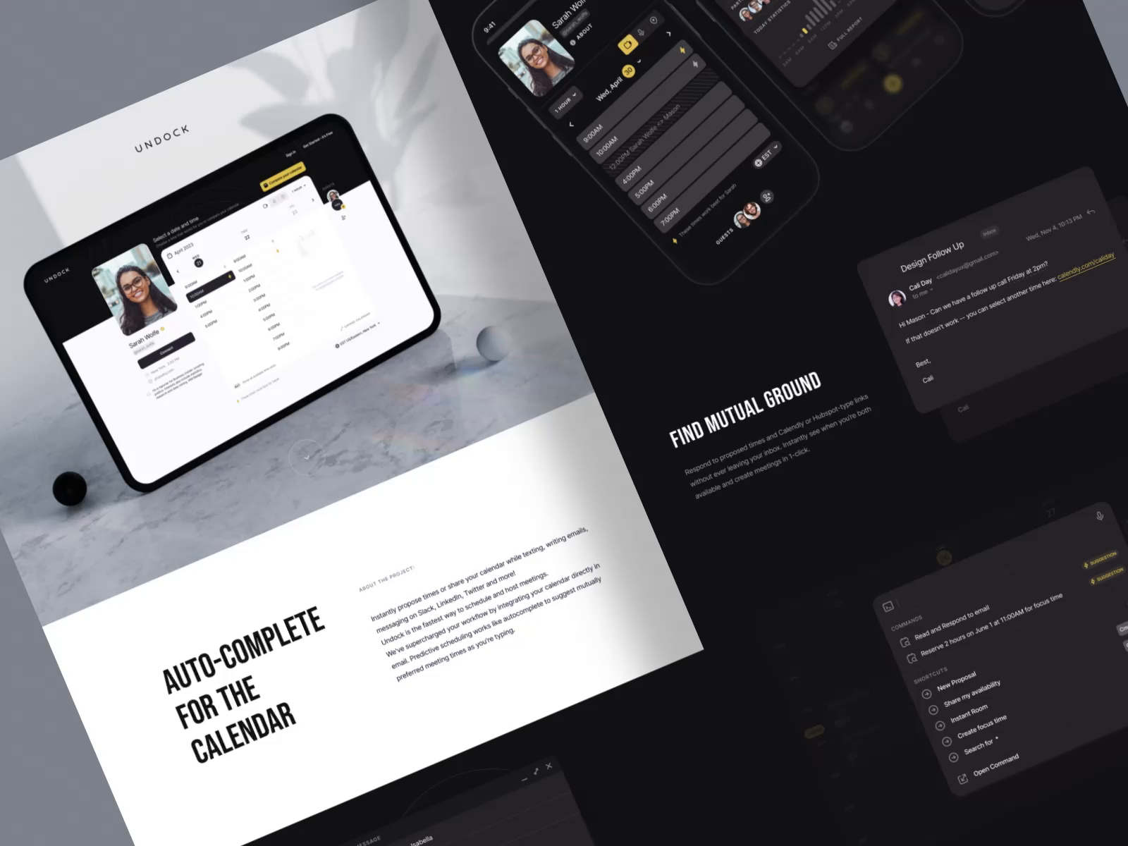 Undock Scheduling Case Study by Alex Arutuynov 🤘 on Dribbble