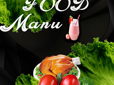 FOOD MANU DESIGN by bokulislam360 on Dribbble
