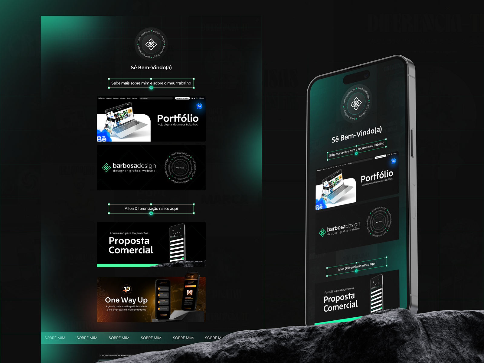 UI/UX Design | Landing Page | Links in Bio by André Barbosa on Dribbble