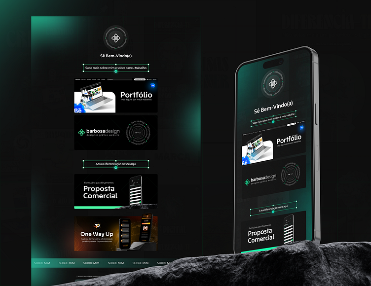 UI/UX Design | Landing Page | Links in Bio by André Barbosa on Dribbble