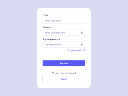 Registration Page designs, themes, templates and downloadable graphic ...