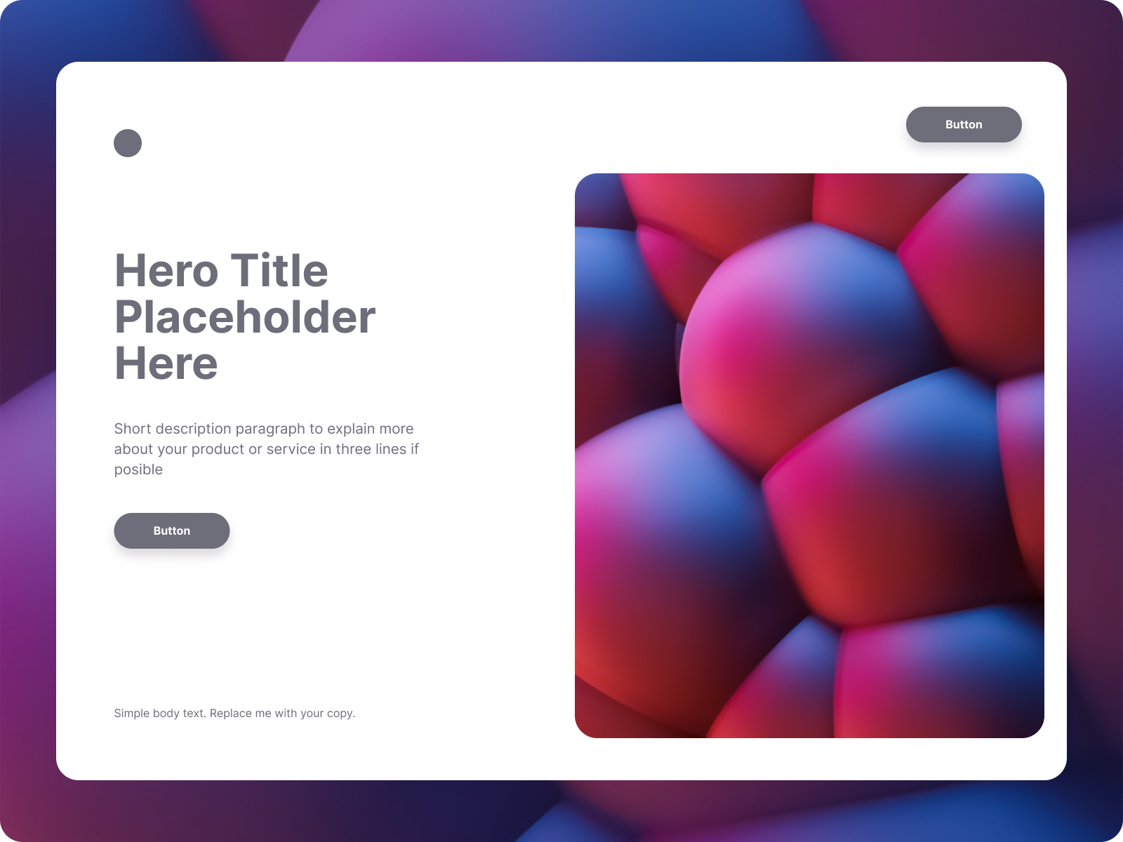 Hero Headers Templates by Srdan Stojicic on Dribbble