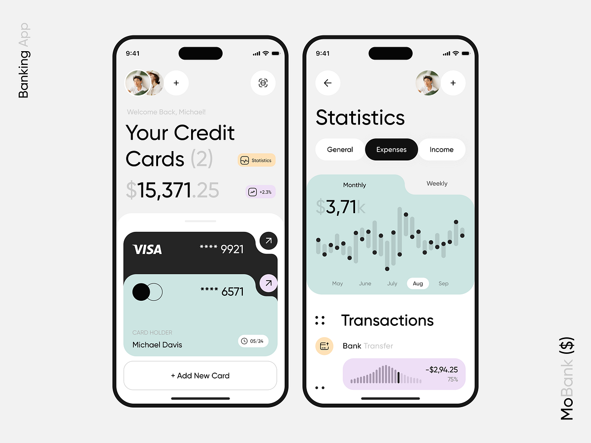 Online Banking Web app by Ariuka for Awsmd on Dribbble