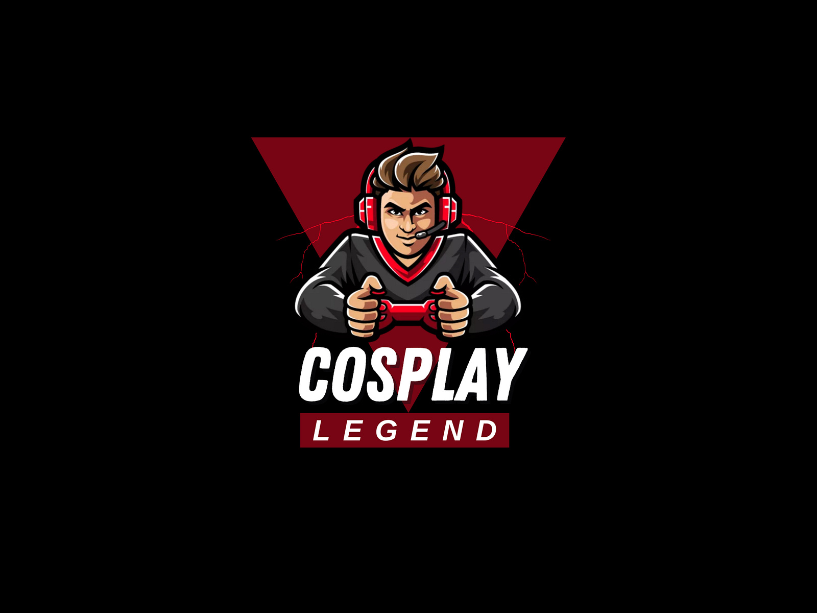 Cosplay Legend Gaming Logo by Webneco Infotech on Dribbble