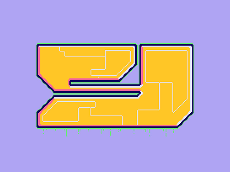 Pixel Art Letter | Y by Jesse Cooke on Dribbble