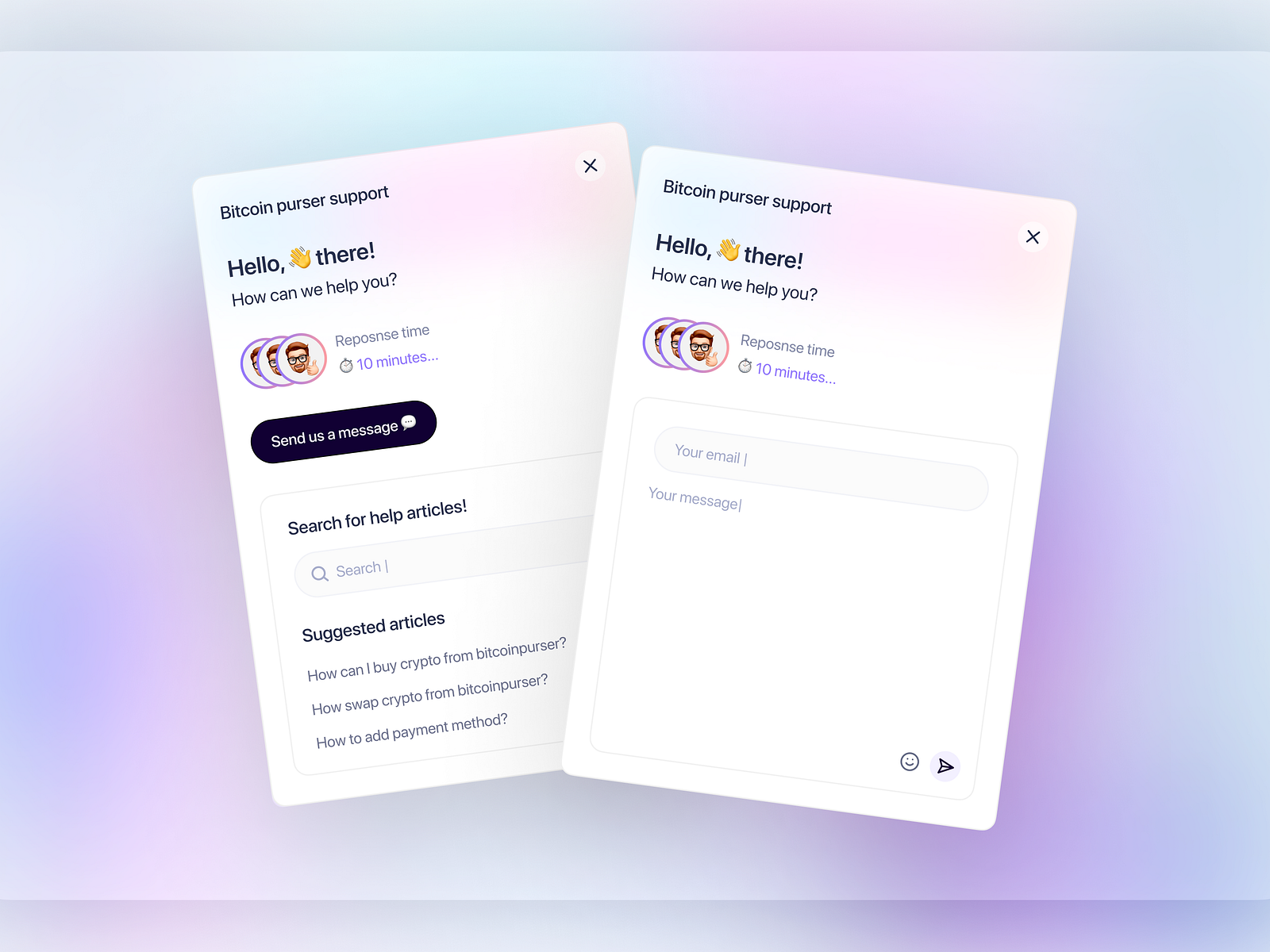 Help & Support Design by Pixelcot on Dribbble