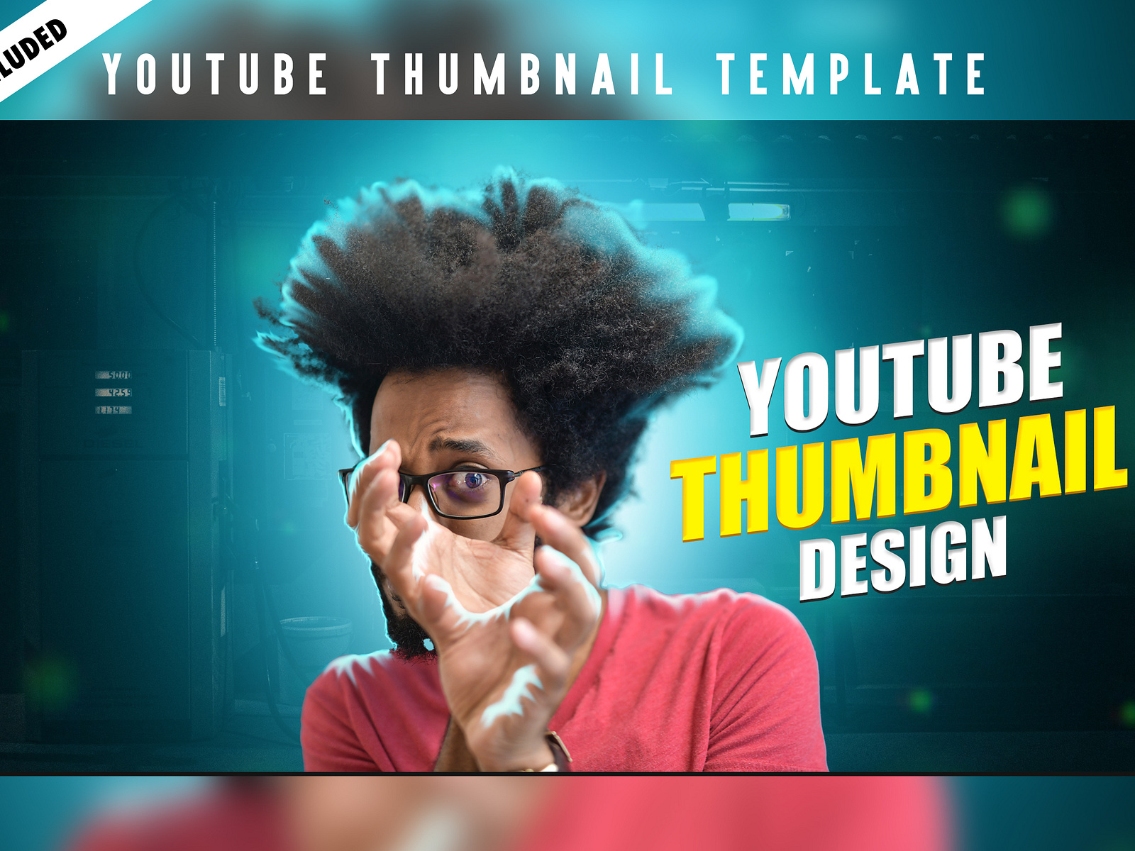 Youtube Thumbnail Template by Parthapixel on Dribbble