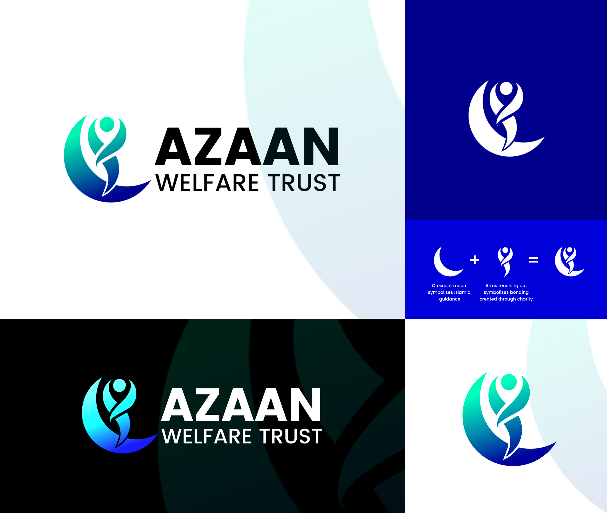 Azaan welfare trust logo concept 2 by Magma on Dribbble
