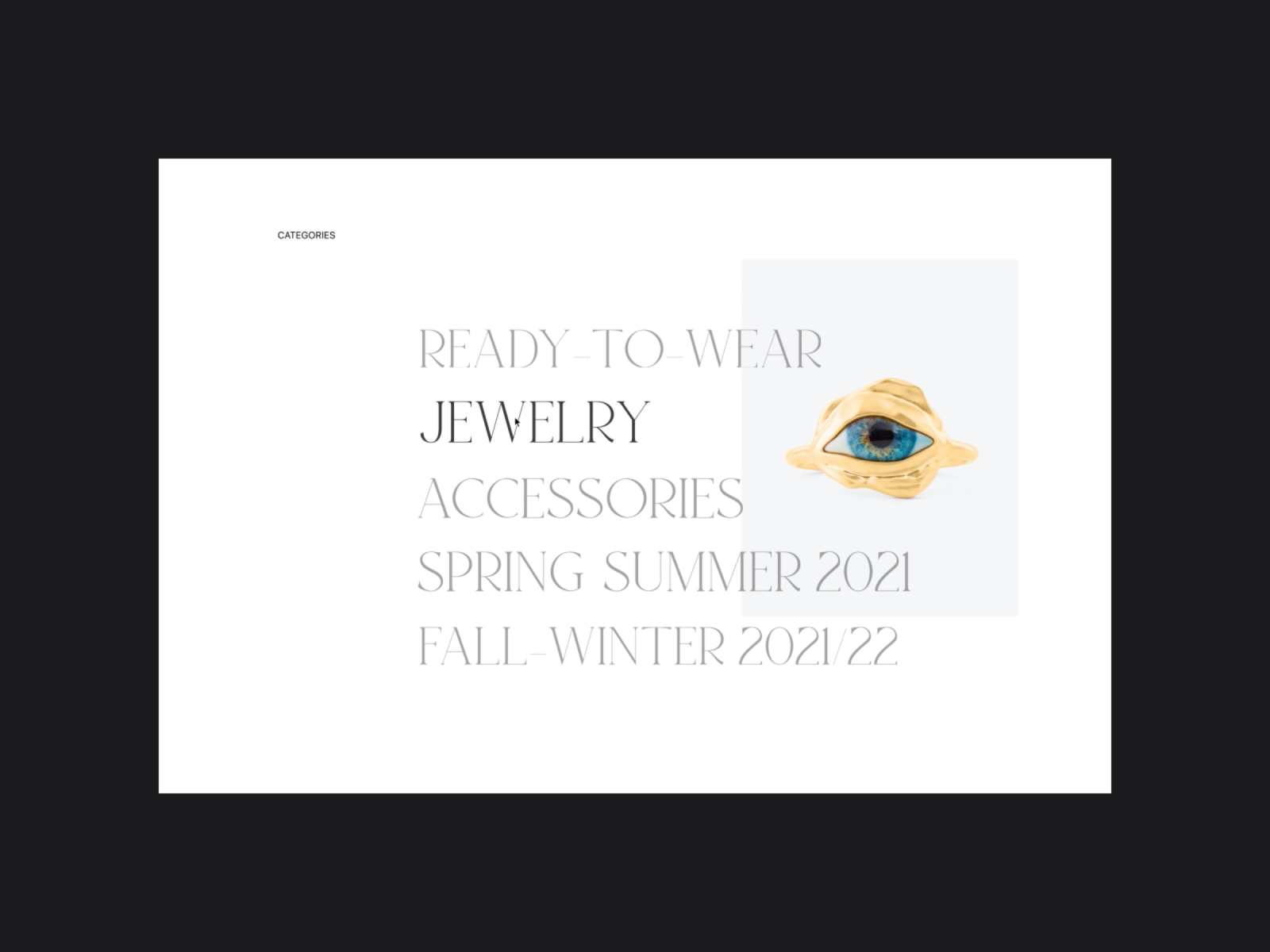 Schiaparelli. Corporate website redesign concept by Mary Chumak on Dribbble