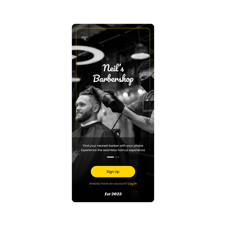 Barbershop App Design by Neil Christian on Dribbble